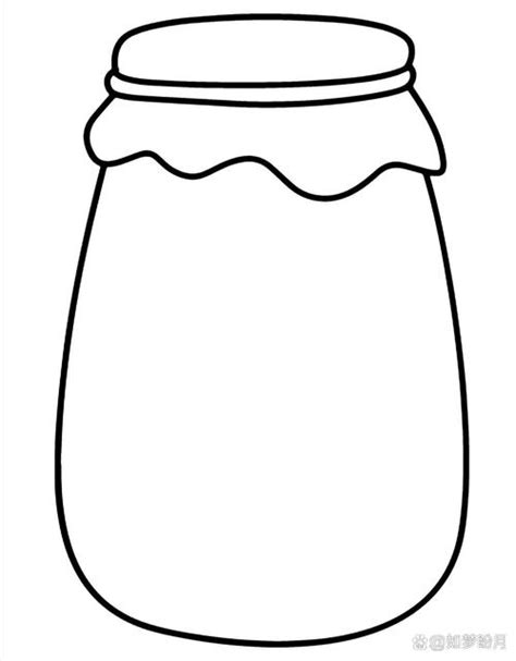 糖果瓶子简笔画可打印打印版（汇总16张） 简笔画图片大全