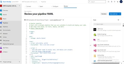 Deploy Arm Template Using Azure Devops