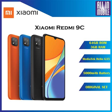 Xiaomi Redmi C Gb Rom Gb Ram Gb Rom Gb Ram Original Set Shopee Malaysia