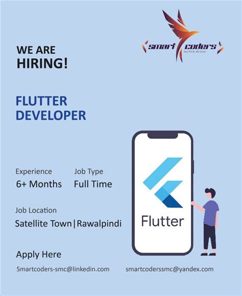 smart coders smc private limited on linkedin we are looking for flutter developer to join our