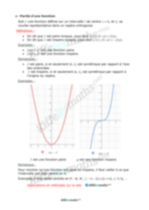SOLUTION Chapitre 10 Notion De Fonction Studypool