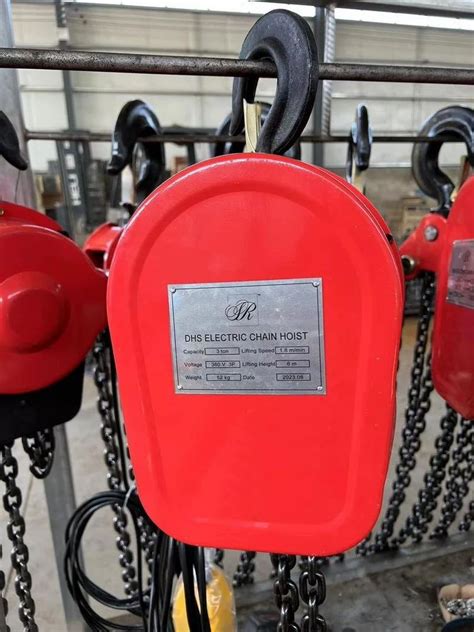 Electric Chain Block Sr Dhs Electric Chain Block Hoist 3 Phase Trader Wholesaler