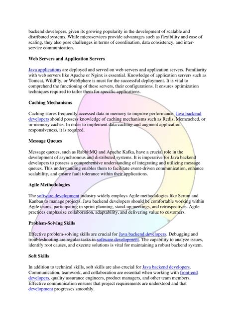 Ppt Skills Required For Java Backend Developers Powerpoint Presentation Id12606394