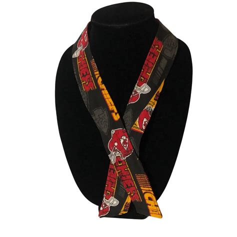 Kansas City Chiefs Neck Scarf Neck Tie 34” Etsy