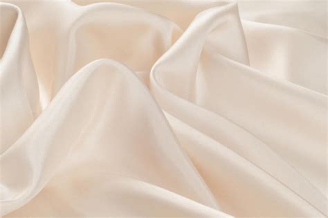 Tela Seda Textura Crema Color Crema Foto Premium