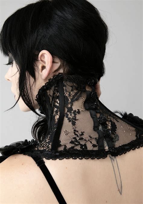 Bird Of Prey Lace Choker Dolls Kill