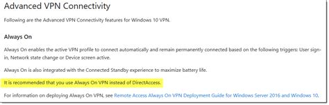Always On VPN And The Future Of Microsoft DirectAccess Richard M Hicks Consulting Inc