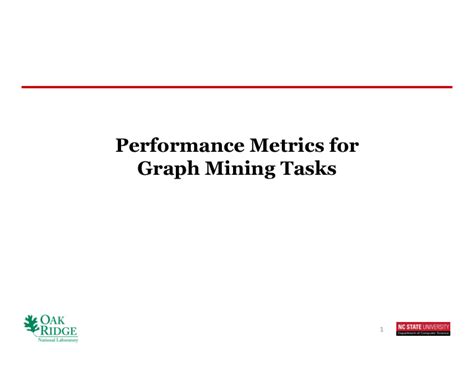 [ppt] performance metrics for graph mining tasks 1 outline powerpoint