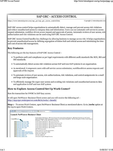 Sap Grc Access Control Pdf