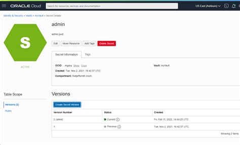 updating passwords in oracle database tools cloud service