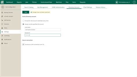 Configuring Permissions For File And Application Item Restore Veeam Backup Enterprise Manager
