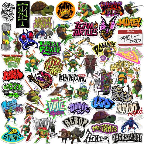 Teenage Mutant Ninja Turtles Mutant Mayhem Tmnt 50ct Vinyl Large