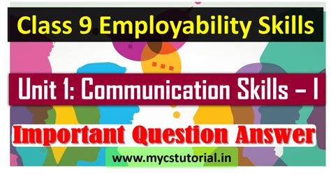 Class 9 Employability Skills Unit 2 Self Management Skills MCQ S Page 2 Of 2 MyCSTutorial In