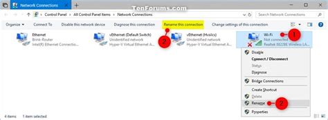 Rename Network Adapter In Windows Tutorials
