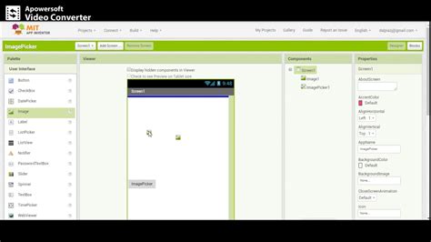 MIT App Inventor ImagePicker YouTube