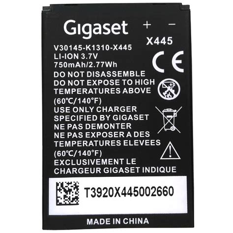 Akku Für Gigaset Sl400h And Gigaset Sl78h Kaufen