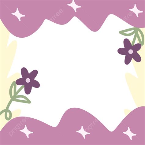 Gambar Bingkai Lucu Polaroid Perbatasan Bunga Dekorasi Imut Polaroid