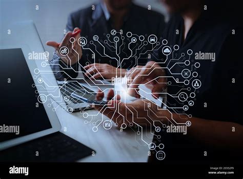 Artificial Intelligence Ai Machine Learning With Data Mining Technology On Virtual Dachboard