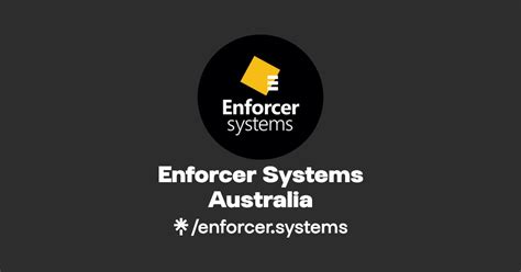 Enforcer Systems Australia Instagram Facebook Linktree