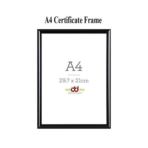 A4 Sized Bulk Certificate Frames Are Available In Nepal