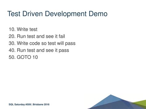 Automated And Repeatable Test Cases For SQL Server Development Ppt