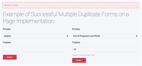 Getting Multiple Duplicate Modelless Forms On The Same Page Working