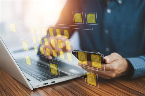 Premium Photo Businessman Using Computer Software For Security Searching And Managing