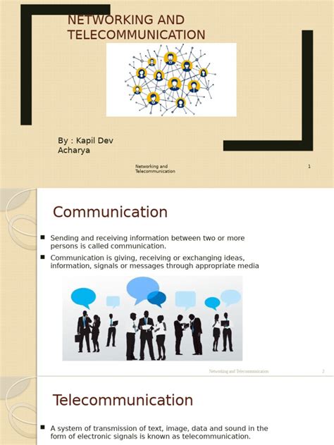 Unit 1 Networking And Telecommunication Pdf Transmission Medium
