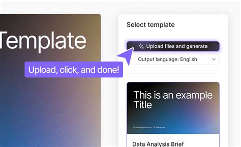 free ai presentation maker from excel csv pdf word