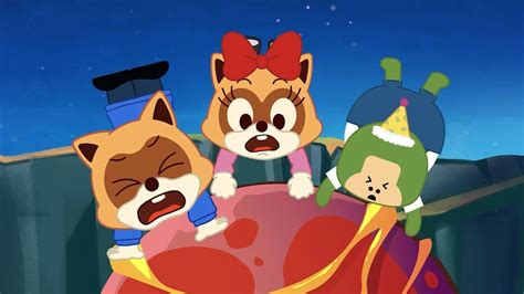 [로티로리×단콩이] 빙글빙글 우주여행🌠 혜성특급 애니메이션 놀이기구 캐릭터콜라보 Youtube