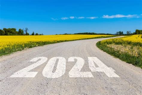 Ввод Нового Года 2024 Стартовый План 2024 2024 Год Написан стоковое фото ©