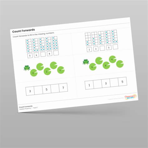 Year 1 Count Forwards Varied Fluency Resource Classroom Secrets