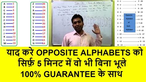 Short Tricks Of Learning Opposite Alphabets Letter In Reasoning Which U