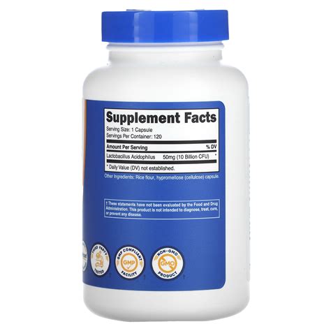 Отзывы Lactobacillus Acidophilus, 10 Billion CFU, 120 Capsules, как ...