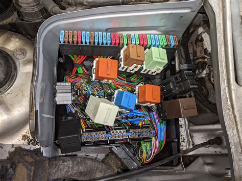 Rust Hole Under Fuse Box Removing Wiring Harness R E34