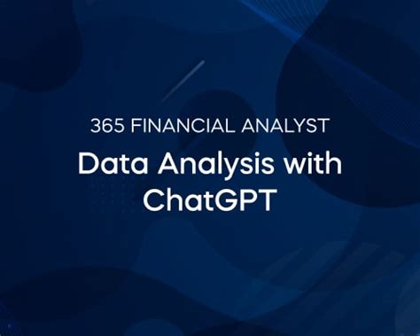 Data Analysis With Chatgpt Course 365 Financial Analyst