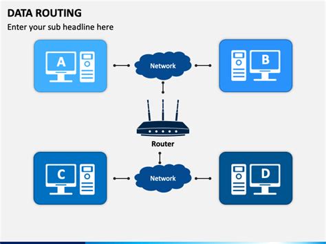 Data Routing PowerPoint And Google Slides Template PPT Slides