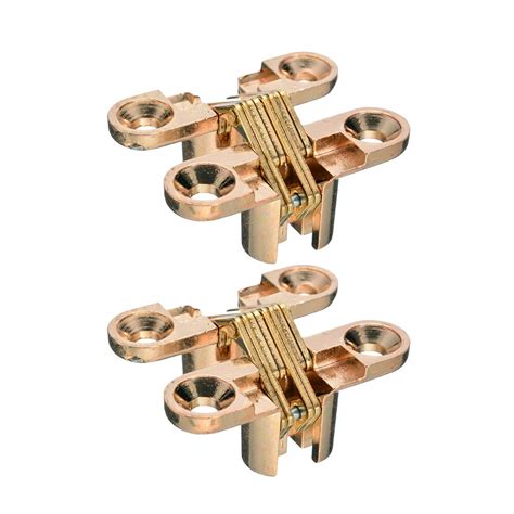 2 4pcs Invisible Hinges Cross Hinge Hidden Conceal Grandado