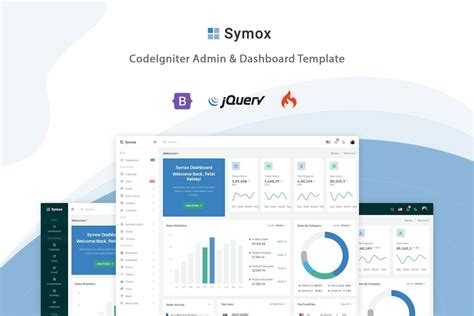 Symox Codeigniter Admin And Dashboard Template Symox Codeigniter Is A
