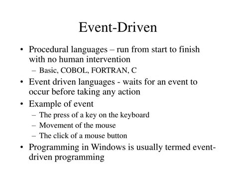 Ppt Lecture 2 Introduction To Visual Basic Vb Powerpoint