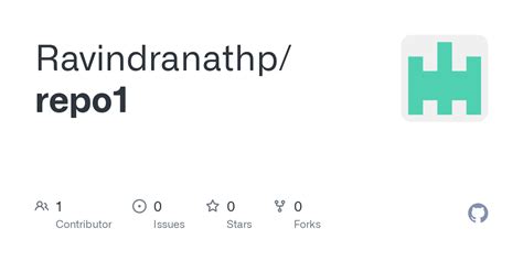 Github Ravindranathp Repo