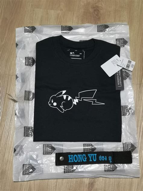 Fragment Design × Pokemon Thunderbolt Project Tee Pikachu P025c Black S Grailed