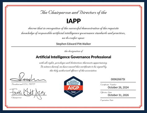 Iapp Aigp Artificial Intelligence Governance Professional Ppt