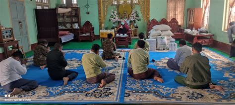 မြင်းခြံမြို့ ကိုးဆောင်ကျောင်း သုခိတာကျောင်းတိုက်သို့ ဆွမ်းဆန်စိမ်းနှင့် လှူဖွယ်ပစ္စည်းများ ဆက