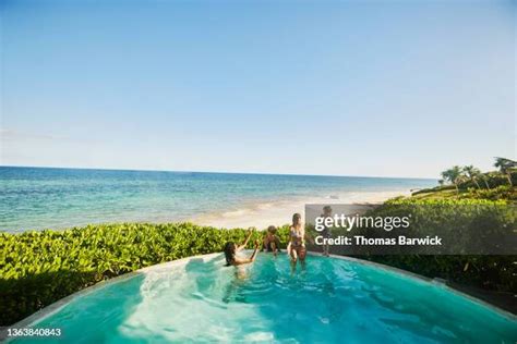 Tropical Beach Pool Photos And Premium High Res Pictures Getty Images