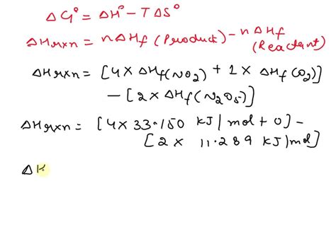 Solved Consider The Reaction 2n2o5g â† 4no2g O2g At 25Â°c