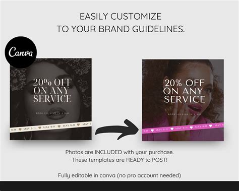 Pmu Brows Instagram Templates Microblading Social Media Brows Tattoo