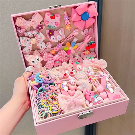 เครื่องประดับผมเด็กเวอร์ชั่นเกาหลีกล่องของขวัญระดับไฮเอนด์ Headwear สาว