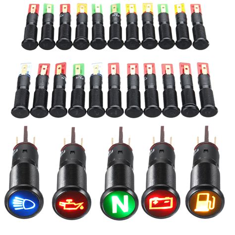 Led Dash Indicator Lights Cheap 5pcs Car Boat Dc12v Led Indicator