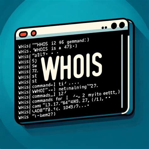how to install and use whois command in linux